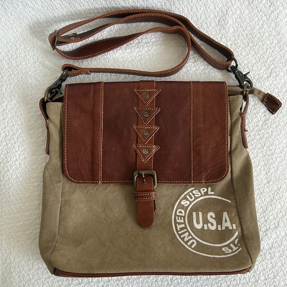 Myra Bag | Bags | Myra 2859 Retro Crossbody Repurposed Bag Made From ...